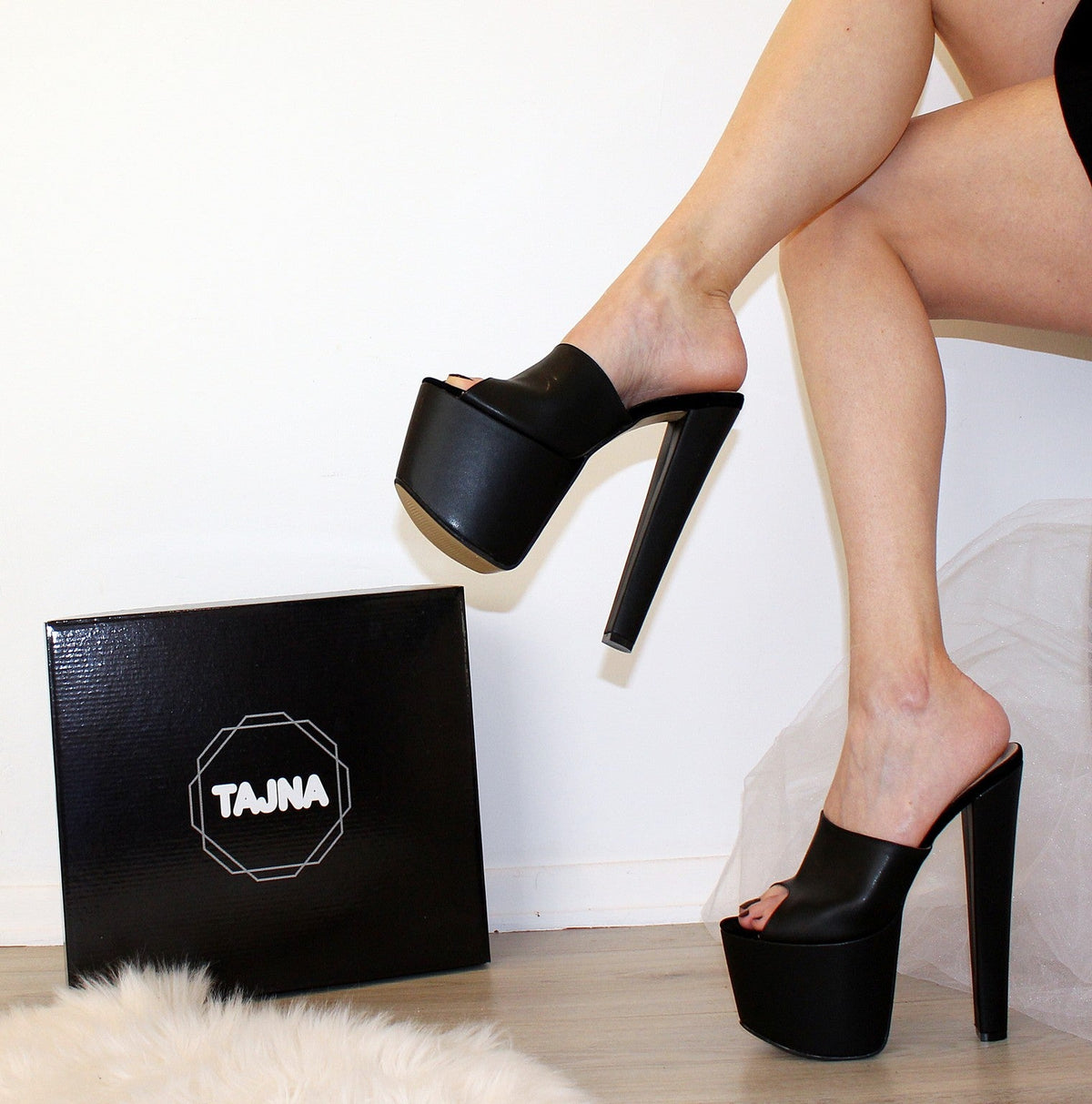Black Platform Sandals | Tajna Shoes – Tajna Club