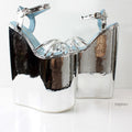 30 cm Silver Super High Heel Show Mega Platform Shoes | Tajna Shoes ...
