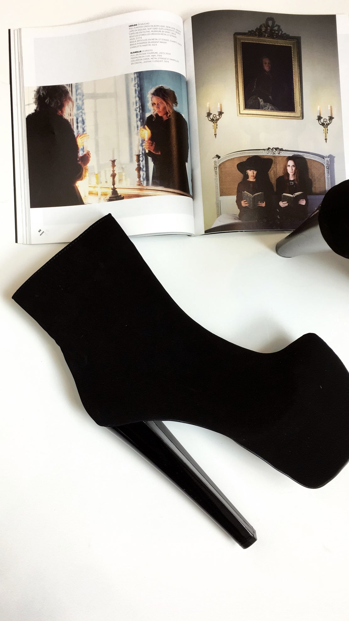 Black Suede High Heel Platform Ankle Boots | Tajna Shoes – Tajna Club