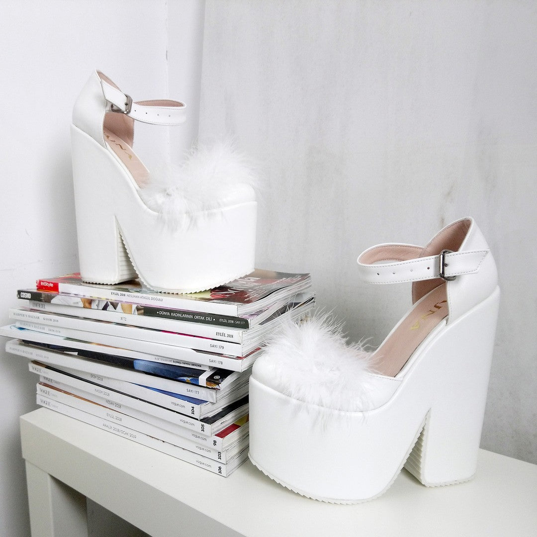 Closed Toe Fury High Heel Bridal Wedges | Tajna Shoes – Tajna Club