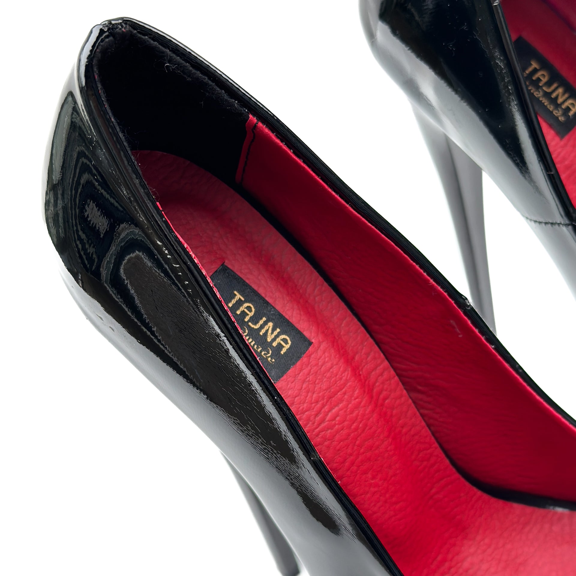 Black Gloss High Heel Classic Pumps – Tajna Club