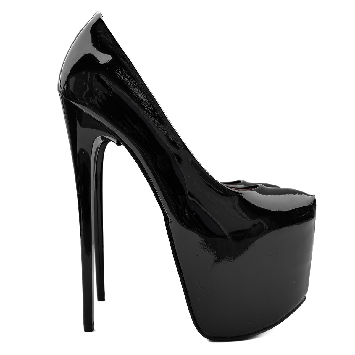 Black Gloss High Heel Classic Pumps – Tajna Club
