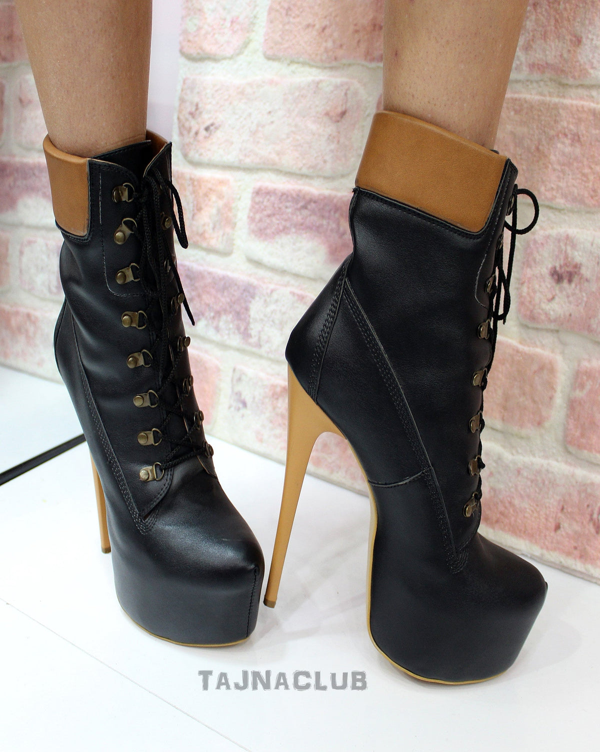 Timber Style Lace up Boots | Tajna Shoes – Tajna Club